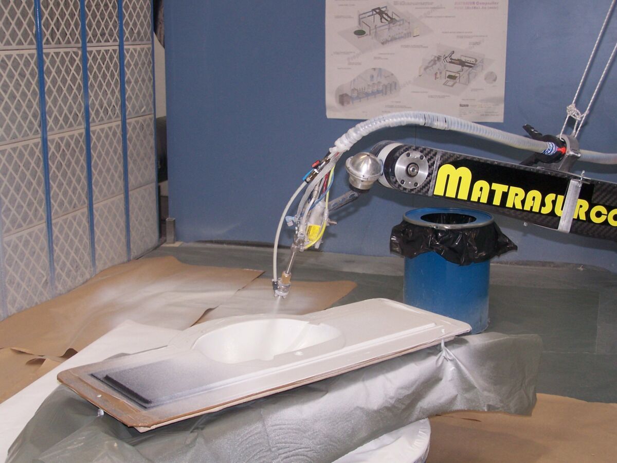 SPRAY-UP ROBOTS - Matrasur Composites