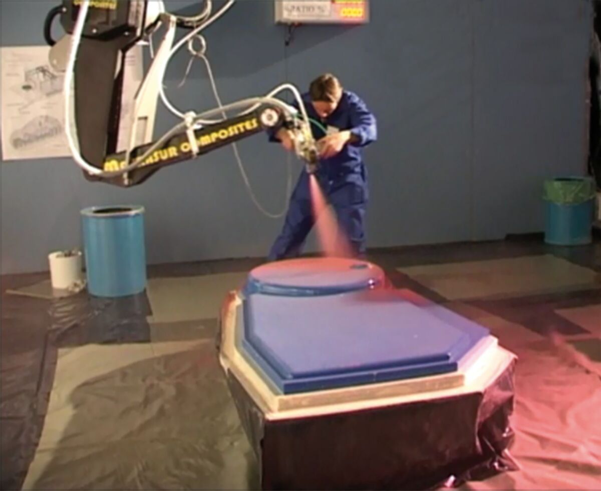 SPRAY-UP ROBOTS - Matrasur Composites