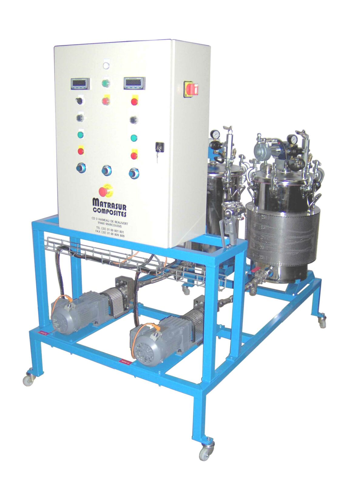 MACHINES D'INJECTION POUR RESINES EPOXY - Matrasur Composites